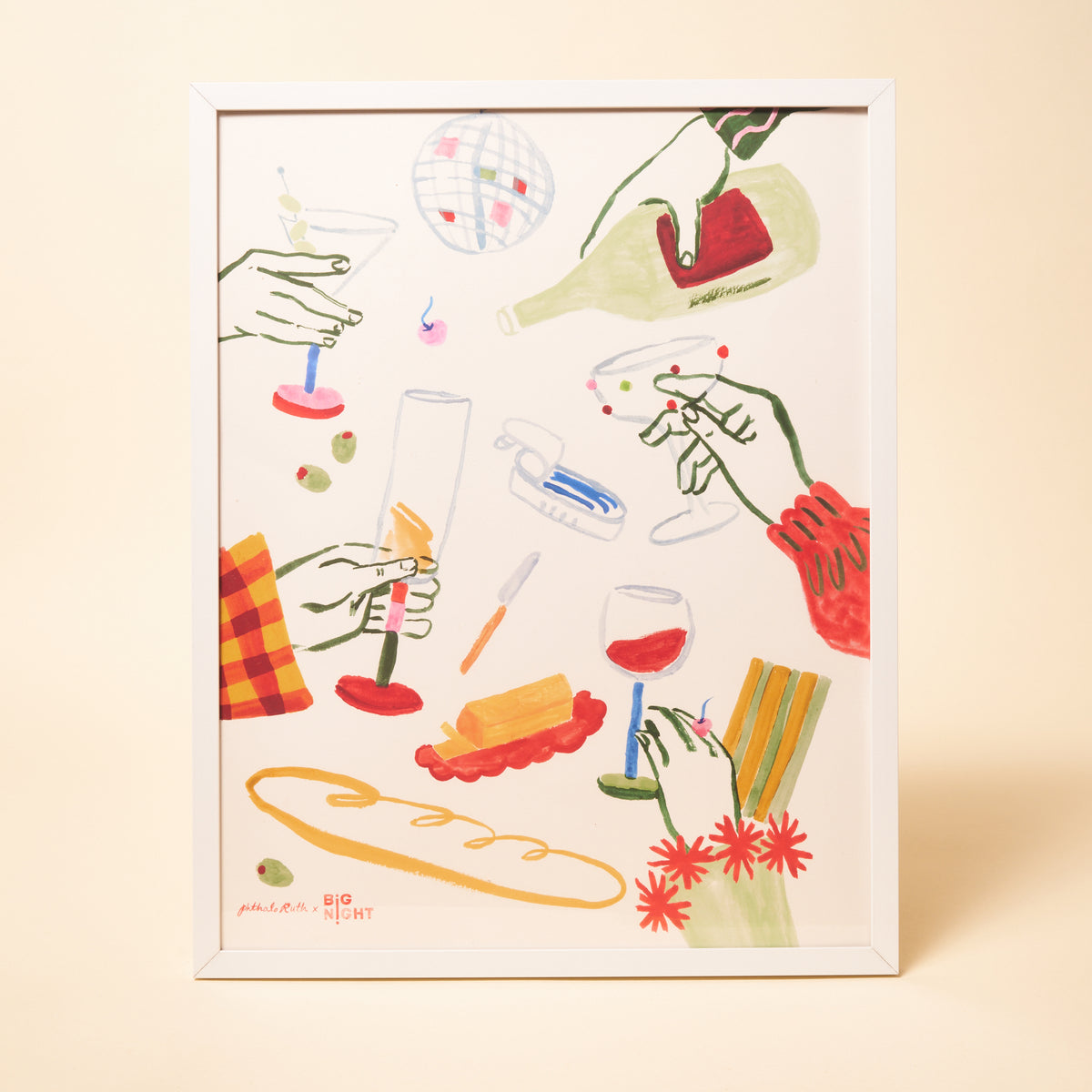 The Dinner Party: A Phthalo Ruth x Big Night Print